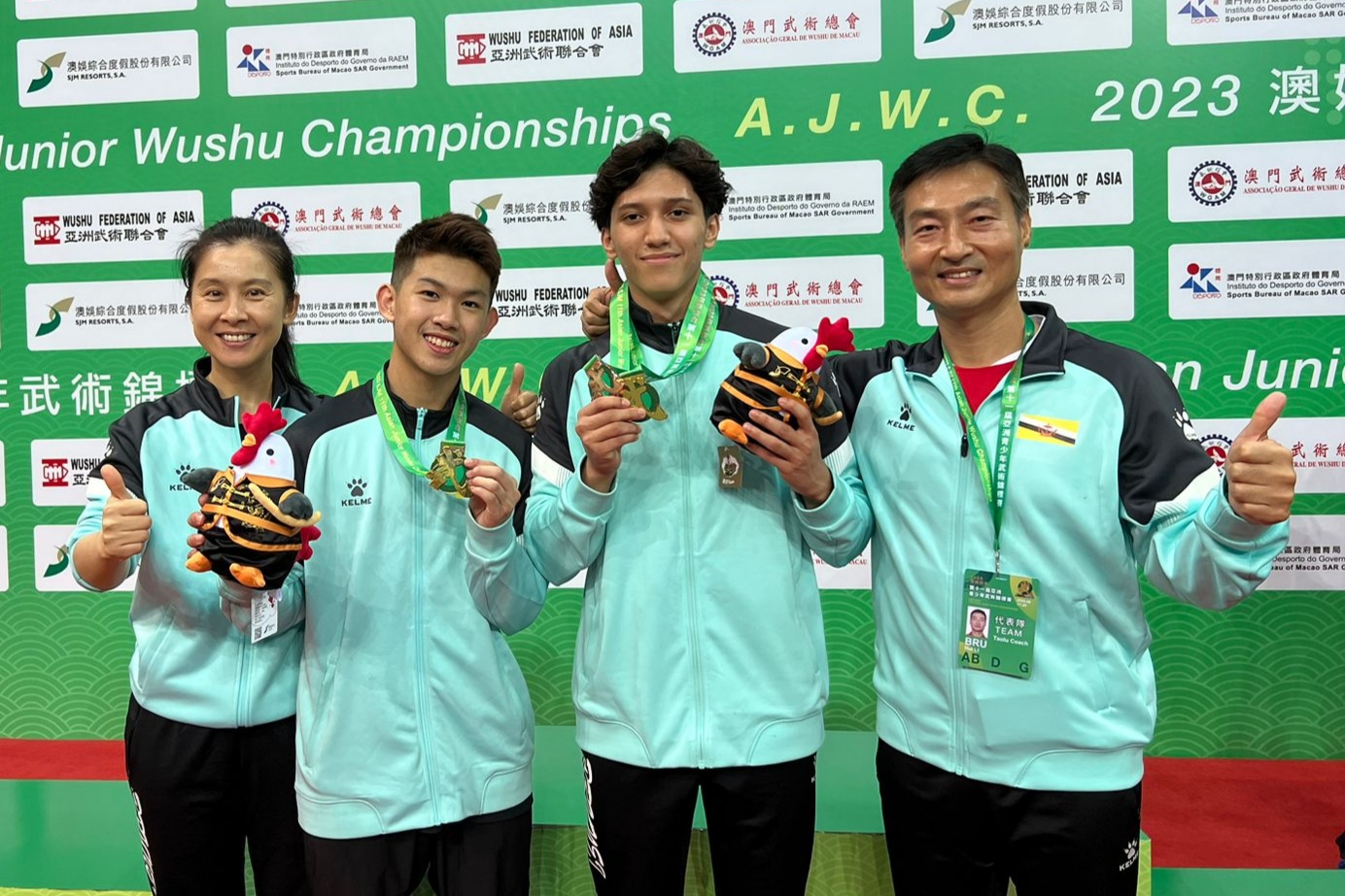 Brunei junior duilian team win gold - BruSports News